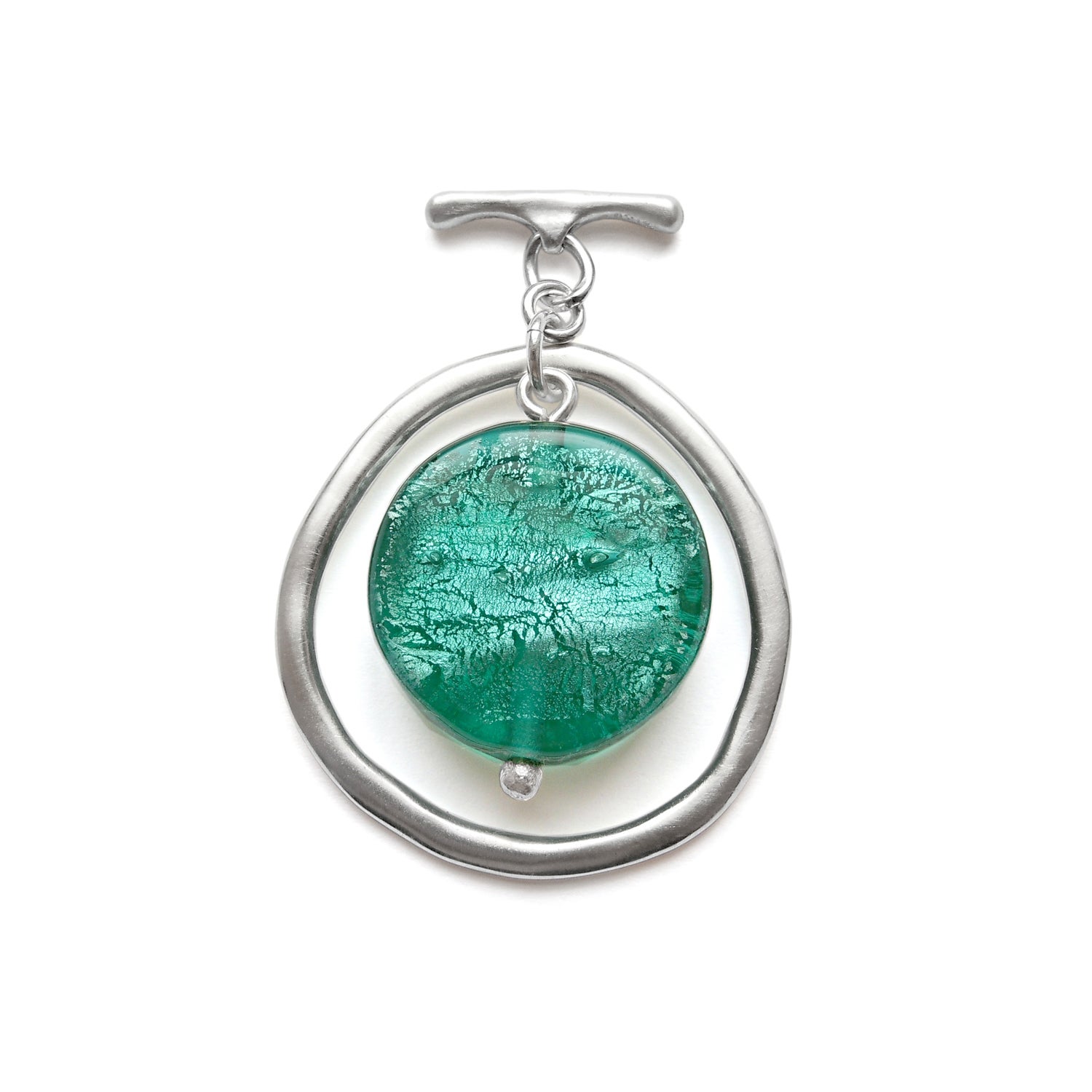 TP446V2- Extra Large Circlet with Glass Modular Pendant | Matsu Jewellery